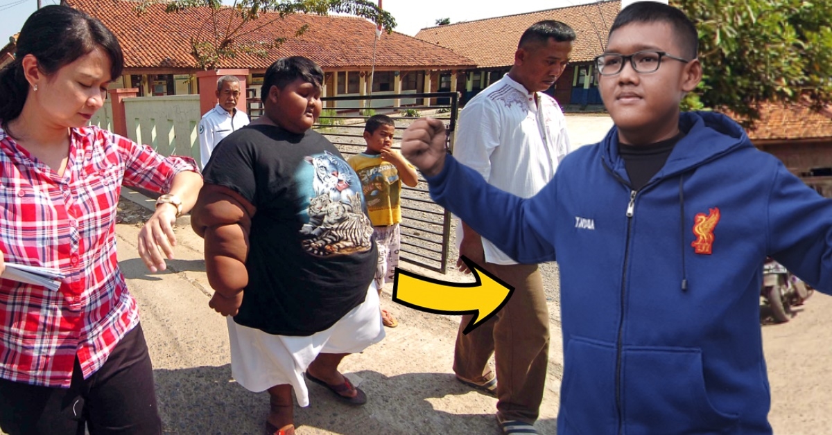 Cậu bé 9 tuổi nặng gần 200kg nay đã trổ mã đẹp trai hơn, trở thành biểu ...