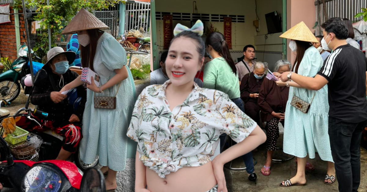 Hồ Bích Trâm Khoe Bụng Bầu To Vượt Mặt Mang Thai Vẫn đội Mưa đi Làm